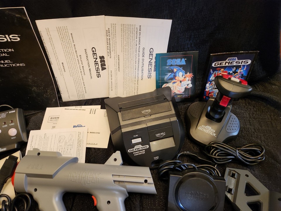 Sega Genesis Lot Menacer Wireless Controllers Arcade Stick *Parts Only ...