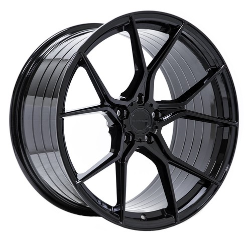 19/20" Stance SF07 Gloss Black 19x8.5 20x11 Wheels Rims Fits Corvette ...