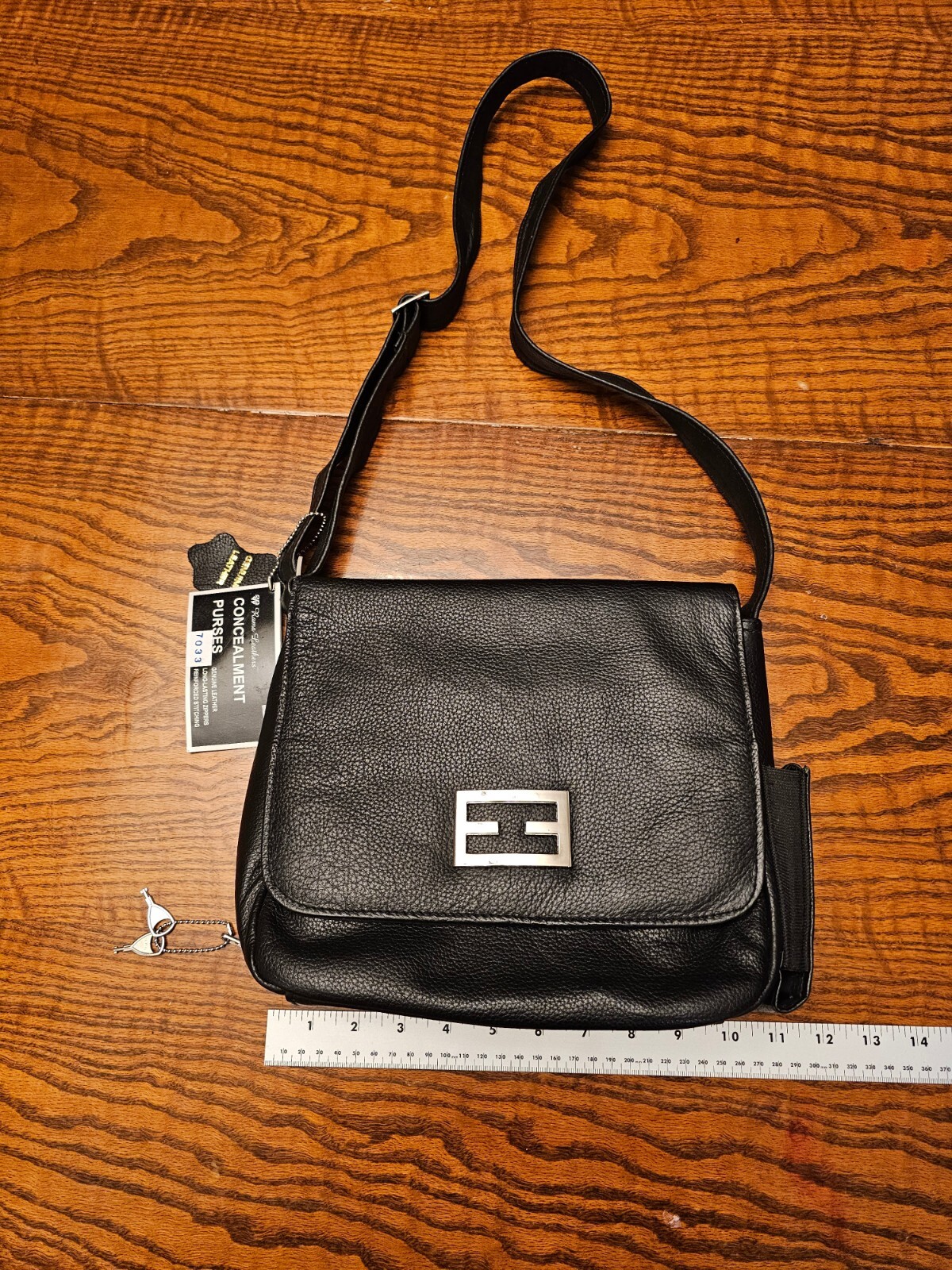 Rama Leather Concealed Carry Purse Handbag Self Defense Bag Black | eBay