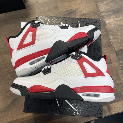Size 8.5 - Air Jordan 4 Retro "RED CEMENT" 2023 - dh6927 161 (NEW) | eBay