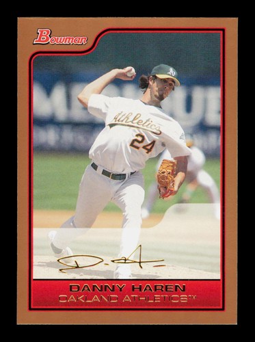 2006 Bowman #64 Danny Haren Gold Oakland Athletics | eBay