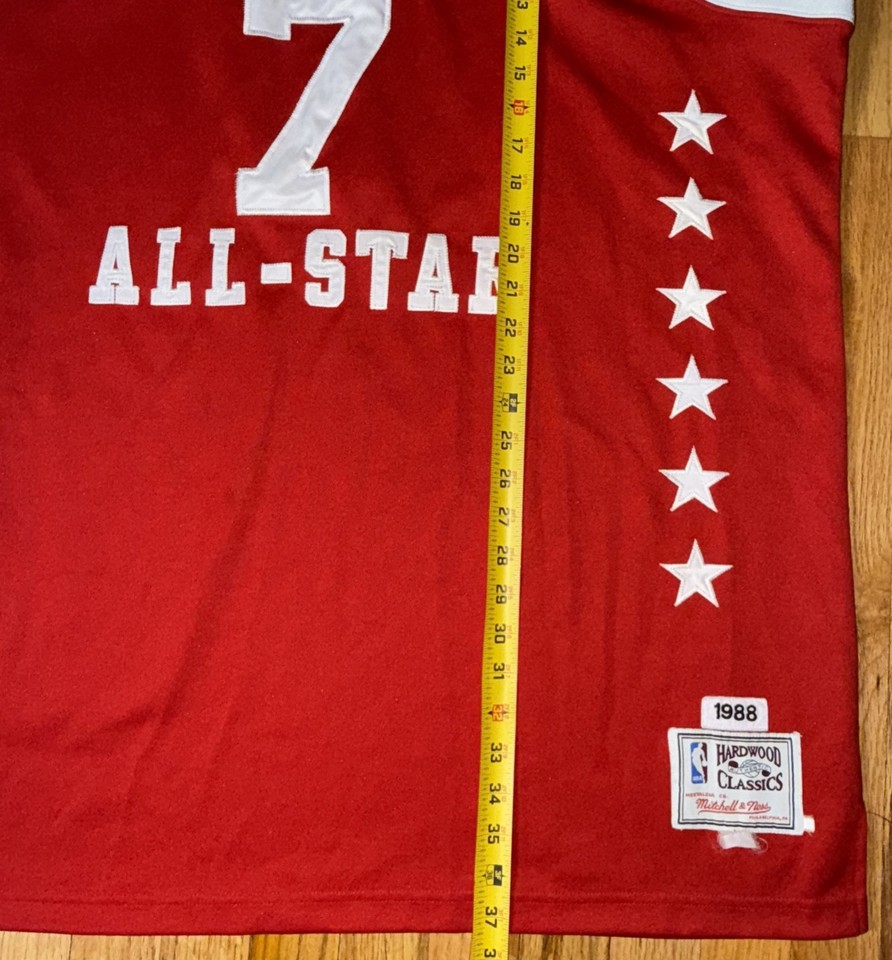Karl Malone MITCHELL & NESS ALL-STAR GAME HARDWOOD CLASSIC 1988 Size 56 ...