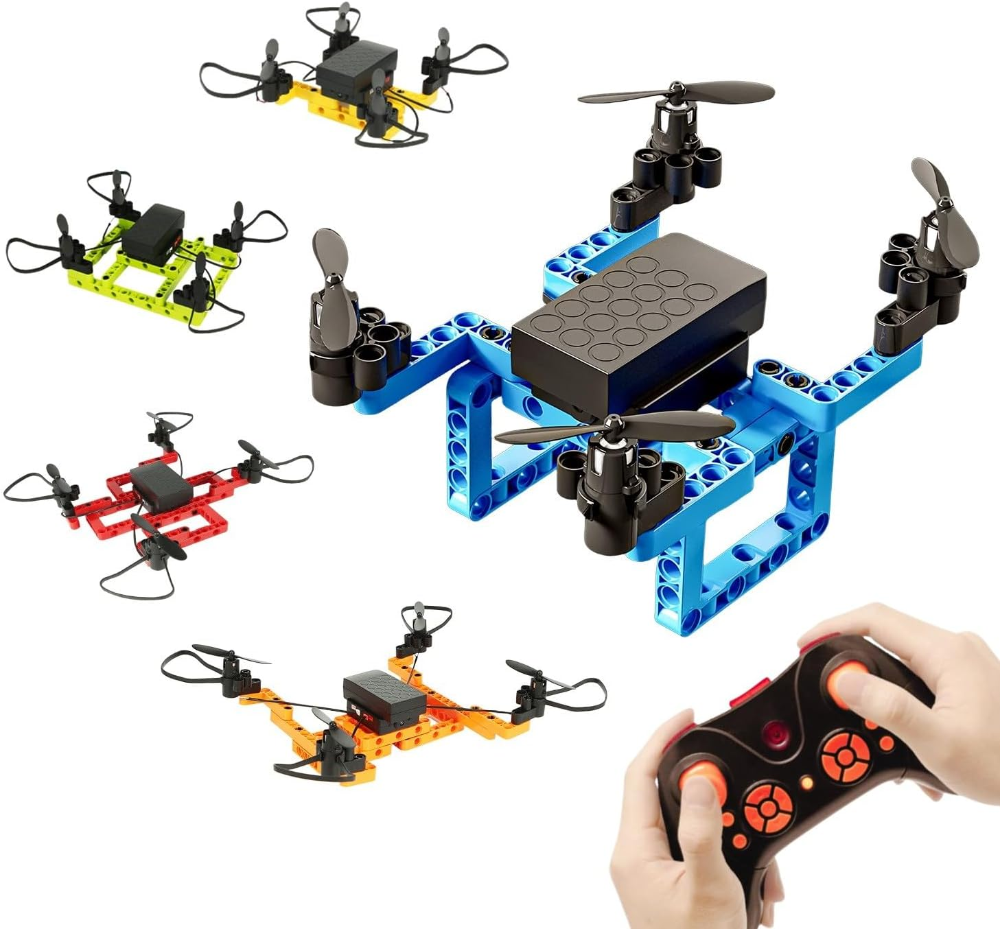 5 in 1 Building Toys Set and Mini Drones Diy Blocks Sets for Boys ...