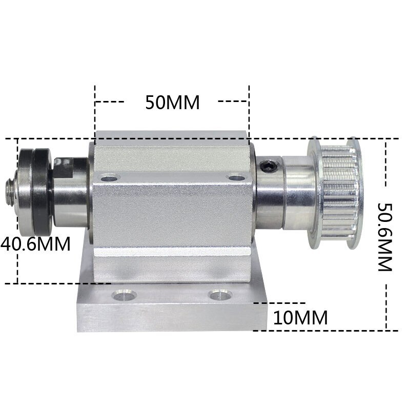 Table saw cutting spindle M10 thread can installed with inner hole 16 ...