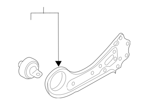 OEM 55270-S8000 ARM ASSY-RR TRAILING ARM,LH Left for Hyundai Palisade ...