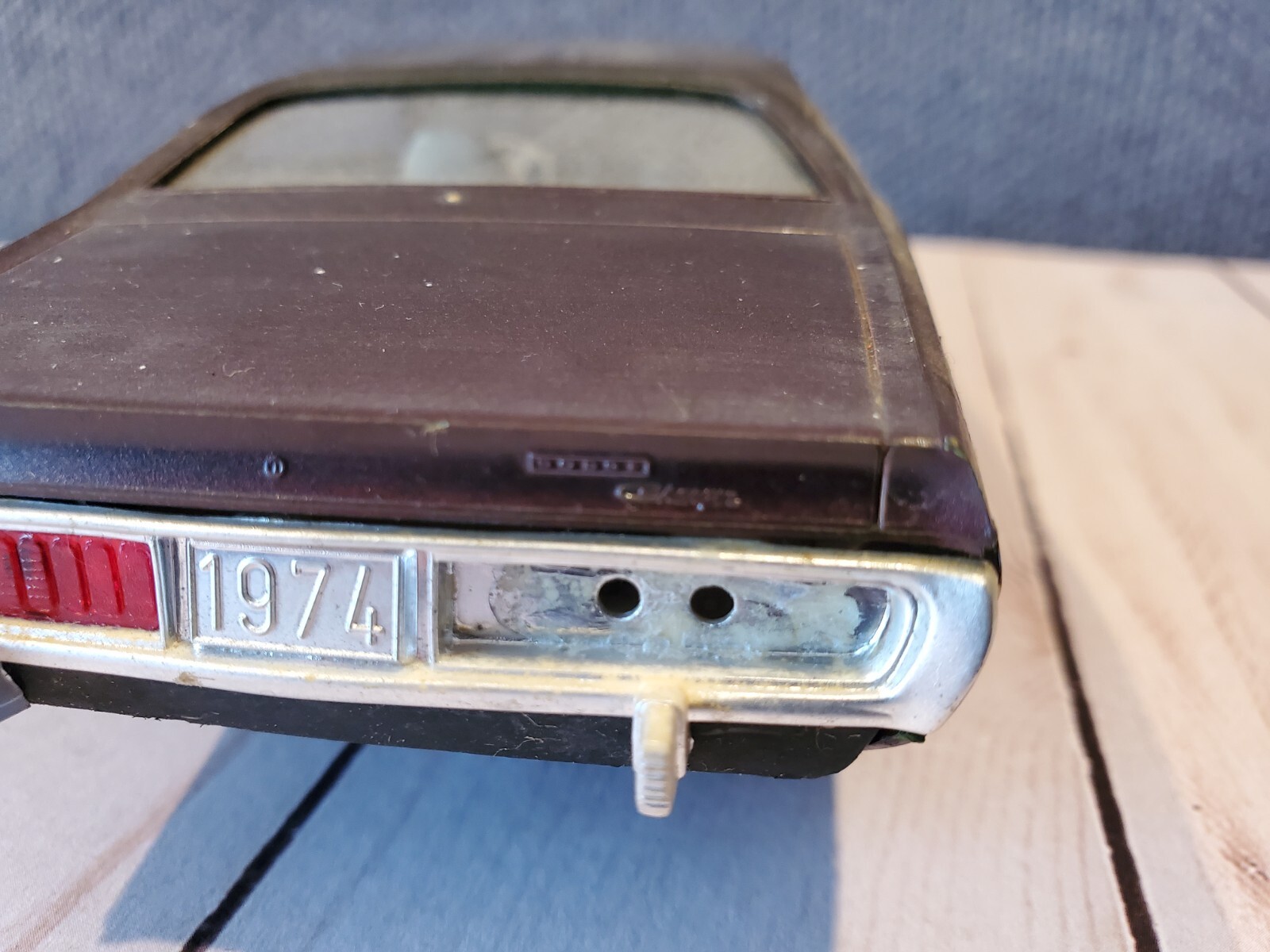 Vintage MPC 1974 Dodge Charger Plastic Model Car Kit Built 1:25 Scale ...