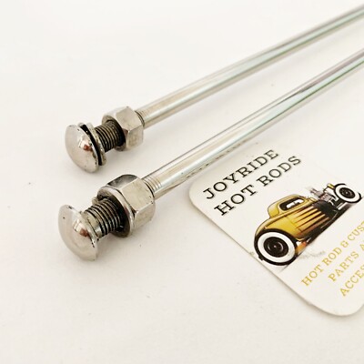1928-31 Model A Ford Radiator / Firewall Support Rods- Polished S/S - 1 ...