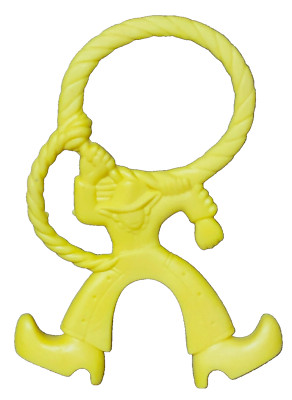 Milton Bradley 1991 Yahoo Buckaroo • Yellow Cowboy Game Piece • Vintage ...