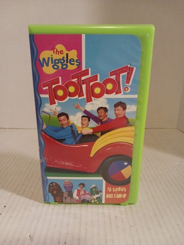 The Wiggles: Toot Toot VHS Video Movie Original Cast 18 Songs Greg ...