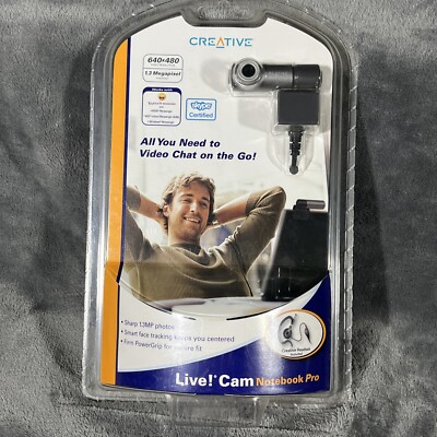 Creative Live! Cam Notebook Pro Usb Webcam W/ Hands-free Headset AND ...