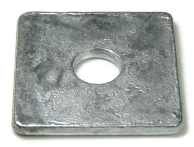 Square Washers Hot Dip Galvanized Steel Square Plate Washers - Sizes 1/ ...