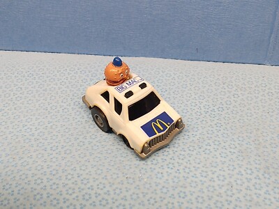1984 McDonalds ERTL Fast Macs Auto Big Mac Pull Back Police Car Happy ...