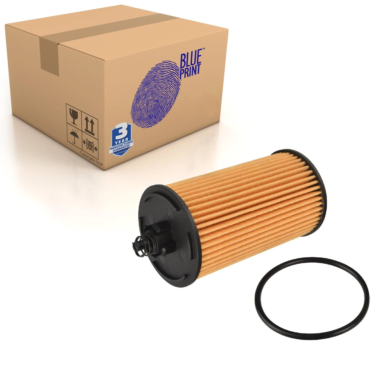 Oil Filter Inc Sealing Ring Fits Opel OE 25195785 Blue Print ADG02170 ...