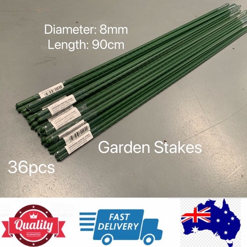 36pcs quality 8mm X 90 cm Garden Stakes,Plastic Coated Steel Pipes ...