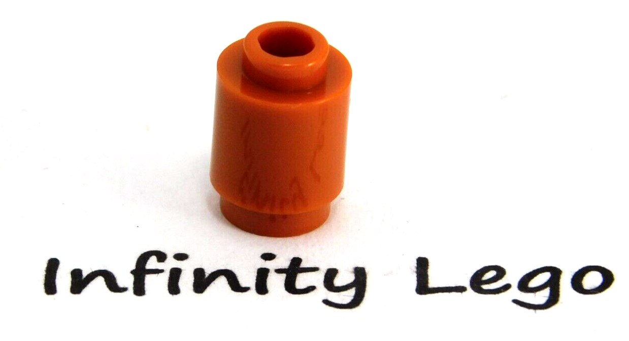 30 LEGO Dark Orange Round Brick 1 x 1 (3062 18860 30068) - (30 Pieces ...