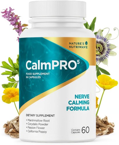 CalmPro 5 Nerve Calming Formula Supplement Calm Pro 5 Fast Ship 60 ...