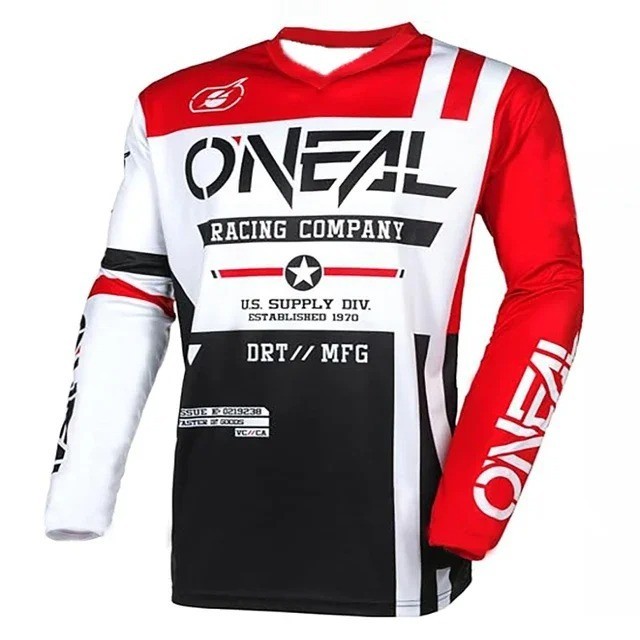 Adult racing jersey ONEAL Matrix Off Road dirt mtb bmx shirt motocross ...