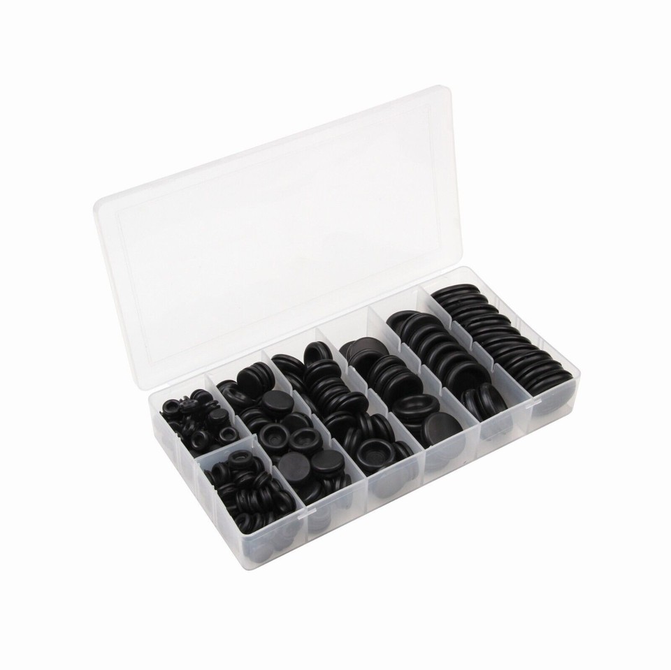 170PCS Rubber Grommet Firewall Hole Plug Electrical Wiring Gasket ...
