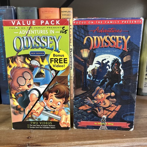 3 Lot VHS Adventures In Odyssey Last Days Eugene Meltsner, Escape, In ...