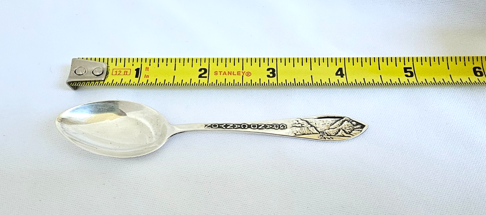 VINTAGE Grand Canyon Sterling Souvenir Spoon Arizona AZ 4 1/8"L | eBay