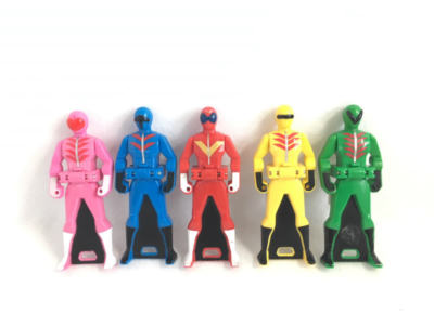 Bandai Power Rangers Super Megaforce Gokaiger Gokai key Goranger set ...