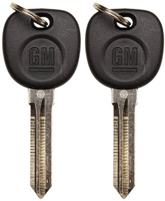 2 NEW UNCUT OEM CHEVROLET GM LOGO TRANSPONDER CHIP IGNITION KEYS ...