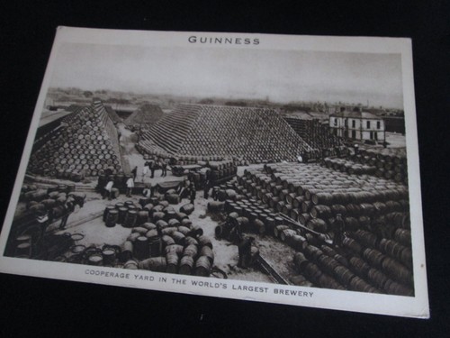 The Guinness Brewery Cooperage Yard Dublin Ireland Vintage Postcard C27 ...