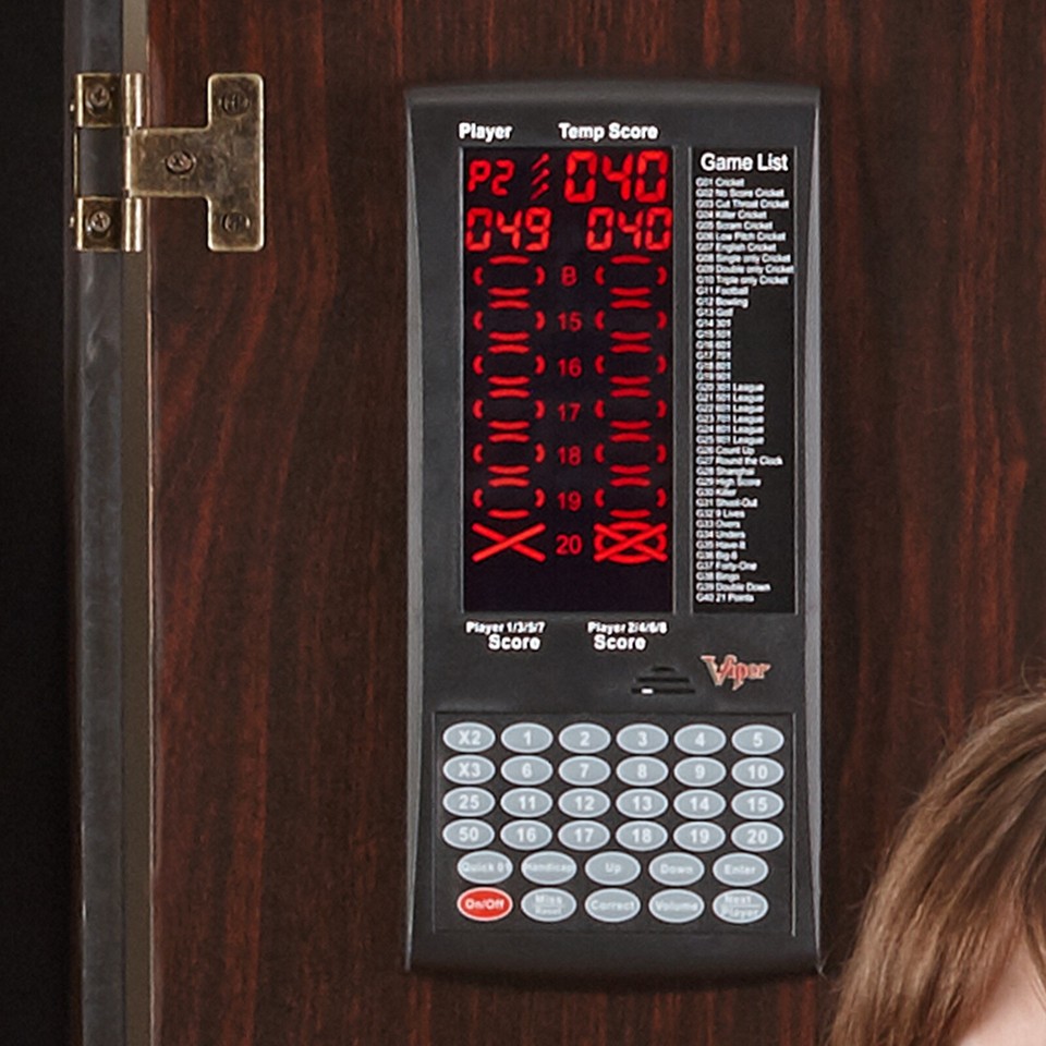 Viper ProScore Touchpad Dart Scorer - 40 Games - Electronic Scoring ...
