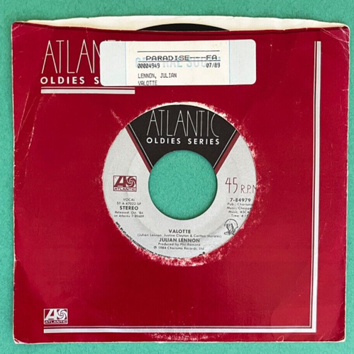 Julian Lennon -45RPM - Valotte, Say You're Wrong - Atlantic Oldies Series | eBay