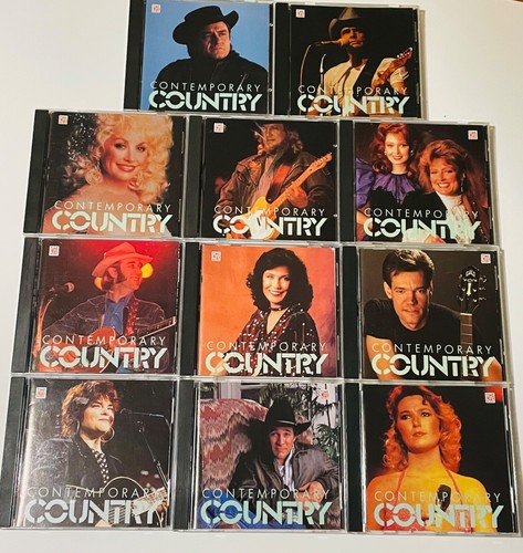 TIME LIFE MUSIC Contemporary Country 70s 80s 11 CD LOT Early Mid Late ...