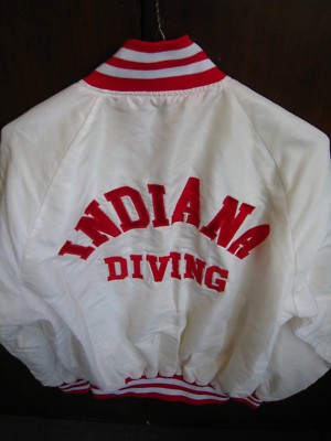 DIVING TEAM JACKET INDIANA UNIVERSITY WOMEN'S RARE AUTHENTIC 1970'S ...