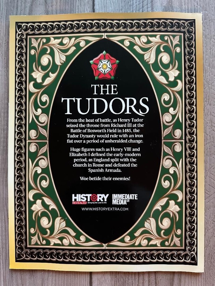 2024 HISTORY REVEALED Special Edition The TUDORS DYNASTY That Ruled For ...