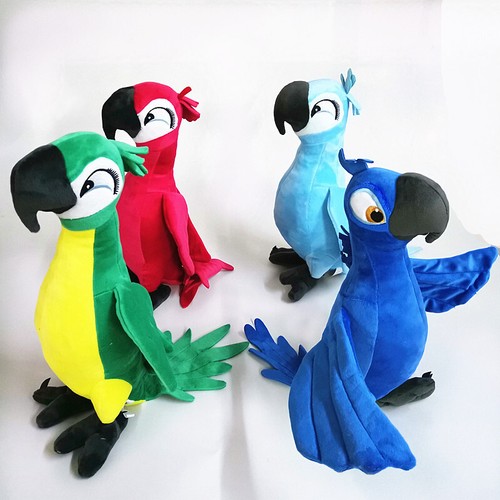 Rio Movie 30cm Plush Toy Parrot Bird Stuffed Animal Doll Soft for Gift ...