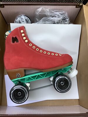 Sun-lite Plate Moxi Lolly Skates Poppy Red NEW Mens 6 Women 7/7.5 ...