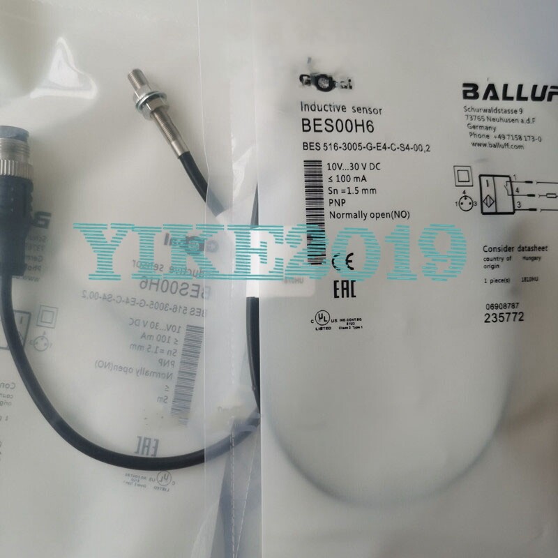 1PC New For BALLUFF BES00H6 BES 516-3005-G-E4-C-S4-00, 2 Proximity ...