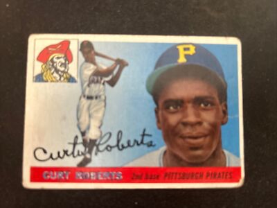 1955 Topps Baseball Card #107 Curt Roberts Pittsburgh Pirates P/G Free ...