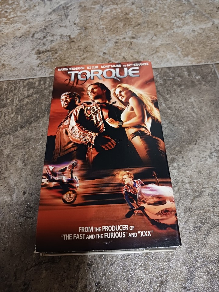 2004 Vintage Torque Movie VHS Tape Tested Ice Cube Martin Henderson ...