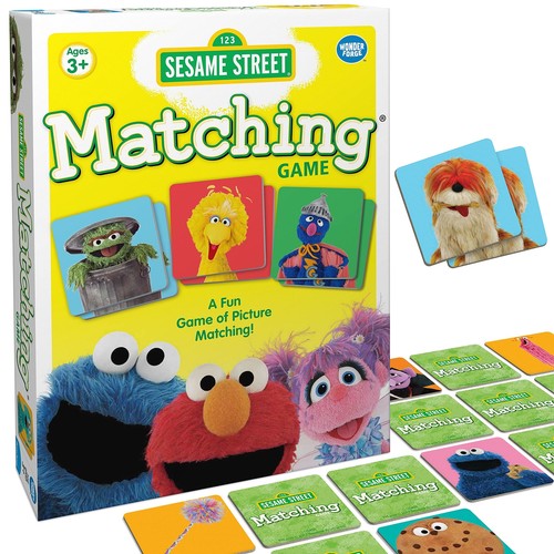 Wonder Forge Sesame Street Matching Game Fun & Fast Memory Game for ...
