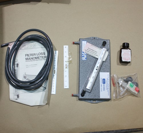 AIRFLOW FILTER LOSS INCLINE MANOMETERS Type FL1.5 FL4 H71638801 RF2A ...