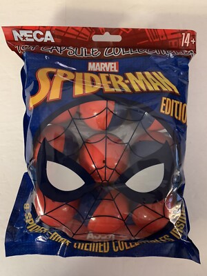NECA 2022 TOY CAPSULE COLLECTION MARVEL SPIDER MAN EDITION BAG OF 9 SG ...