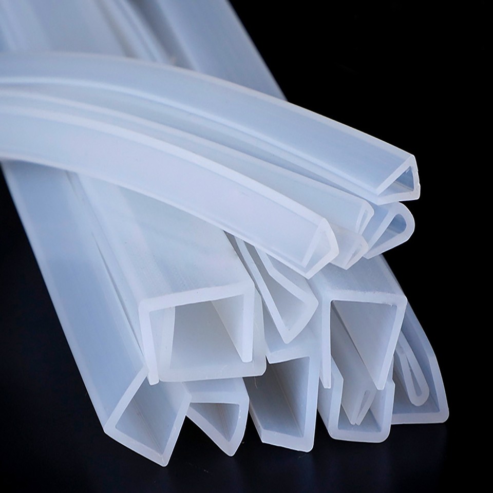 Silicone Rubber U Channel Edging Trim Seal Door Window Edge Protector ...