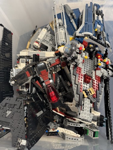 LEGO Star Wars Lot Of Incomplete Sets 13 Pounds Of Parts No Minifigs | eBay