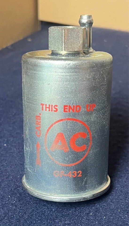 Corvette Fuel Filter AC GF-432 - 1968-9 - NOS - GM# 5651480 | eBay