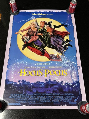 Vintage 1993 Disney Movie Poster - Hocus Pocus DS One Sheet | eBay