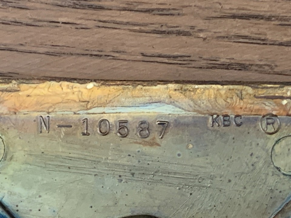 Original Henredon Scene One Drawer Pull Handle Brass Campaign KBC ...