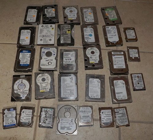 DESKTOP / LAPTOP HDD HARD DRIVES MEGA, GIGA, TERA BITES IDE SATA 32 ...