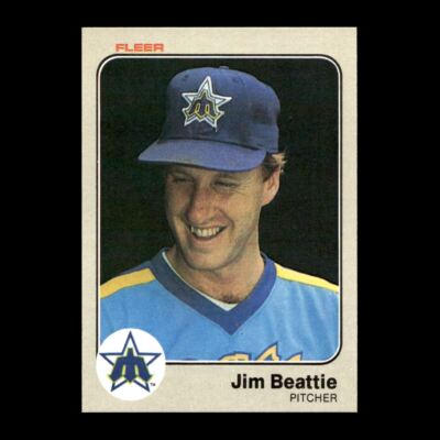 Jim Beattie 1983 Fleer Seattle Mariners #472 NM Vintage! | eBay