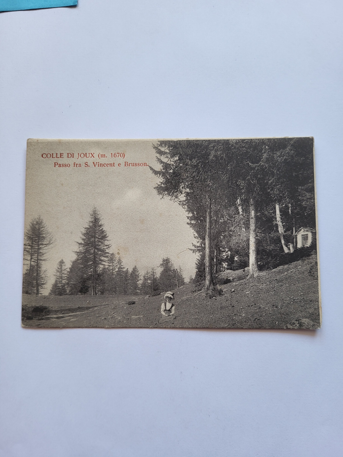 Old Postcard Italy Alps Colle di Joux Col de Joux 1910's Aosta Valley ...