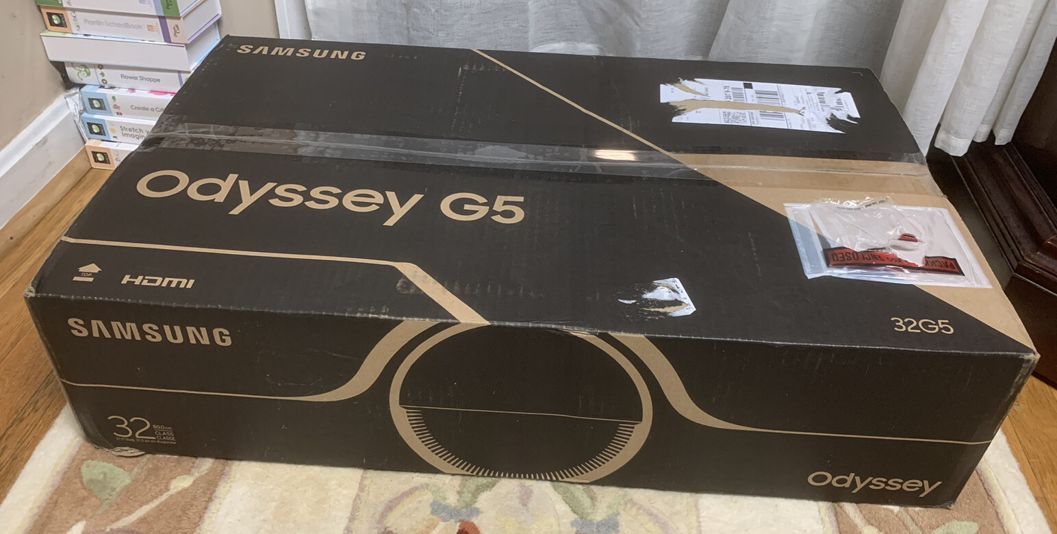 Samsung G5 Odyssey 32" Curved 144Hz FreeSync HDR Gaming Monitor HDMI ...