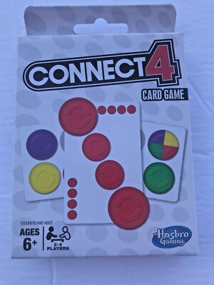Hasbro Connect 4 Card Game + New Sealed 2-4 Player Ages 6+ | eBay